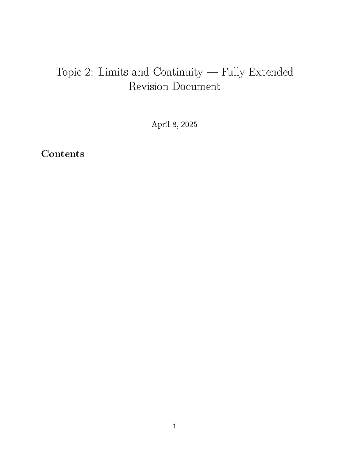 Revised Topic 2: Comprehensive Revision Guide (Fully Extended) - Studocu