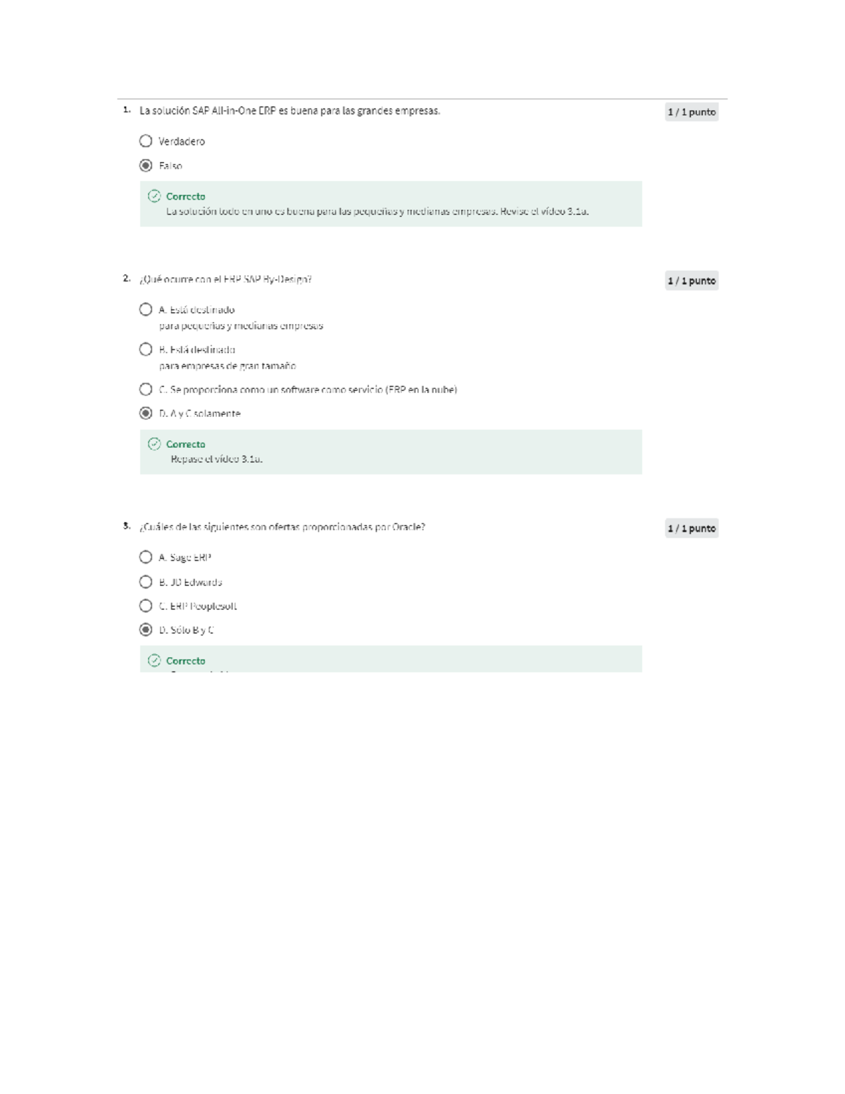 Examen SAP ERP - Semana 3: Preguntas y Respuestas - Studocu