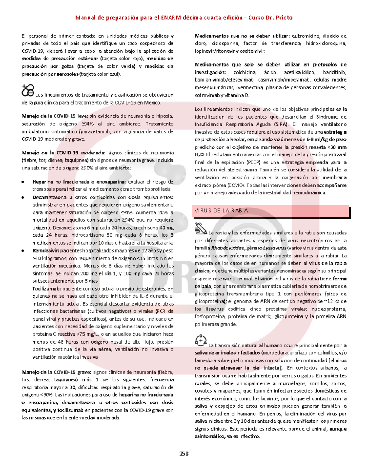 Manual de Preparación para el ENARM 14ª Edición - Curso Dr. Prieto ...