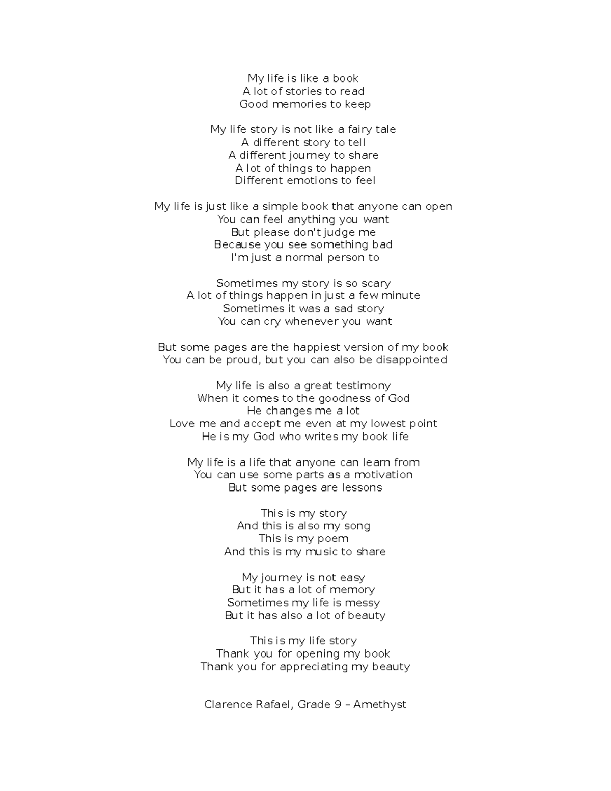 Spoken Word Poem