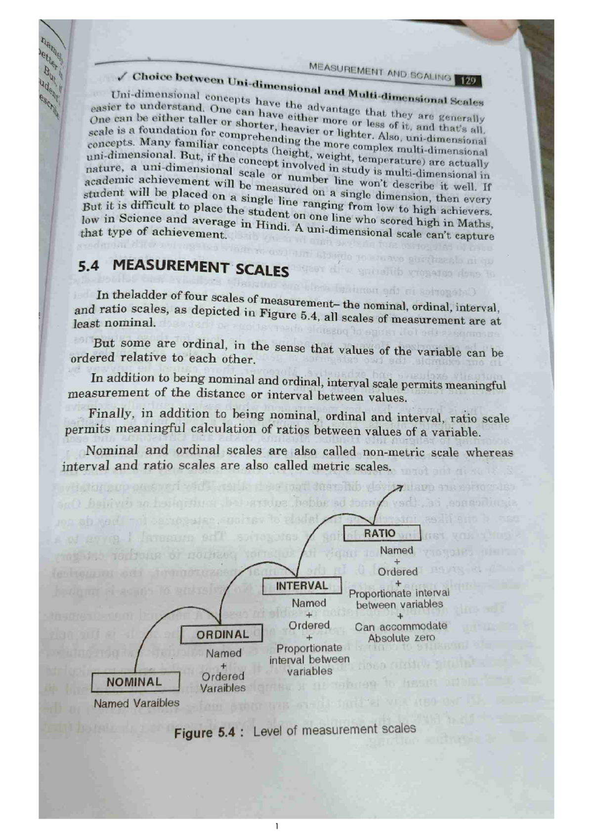 Unit -3 measurement of scales - MEASUREMENT AND SCALING Choice between ...