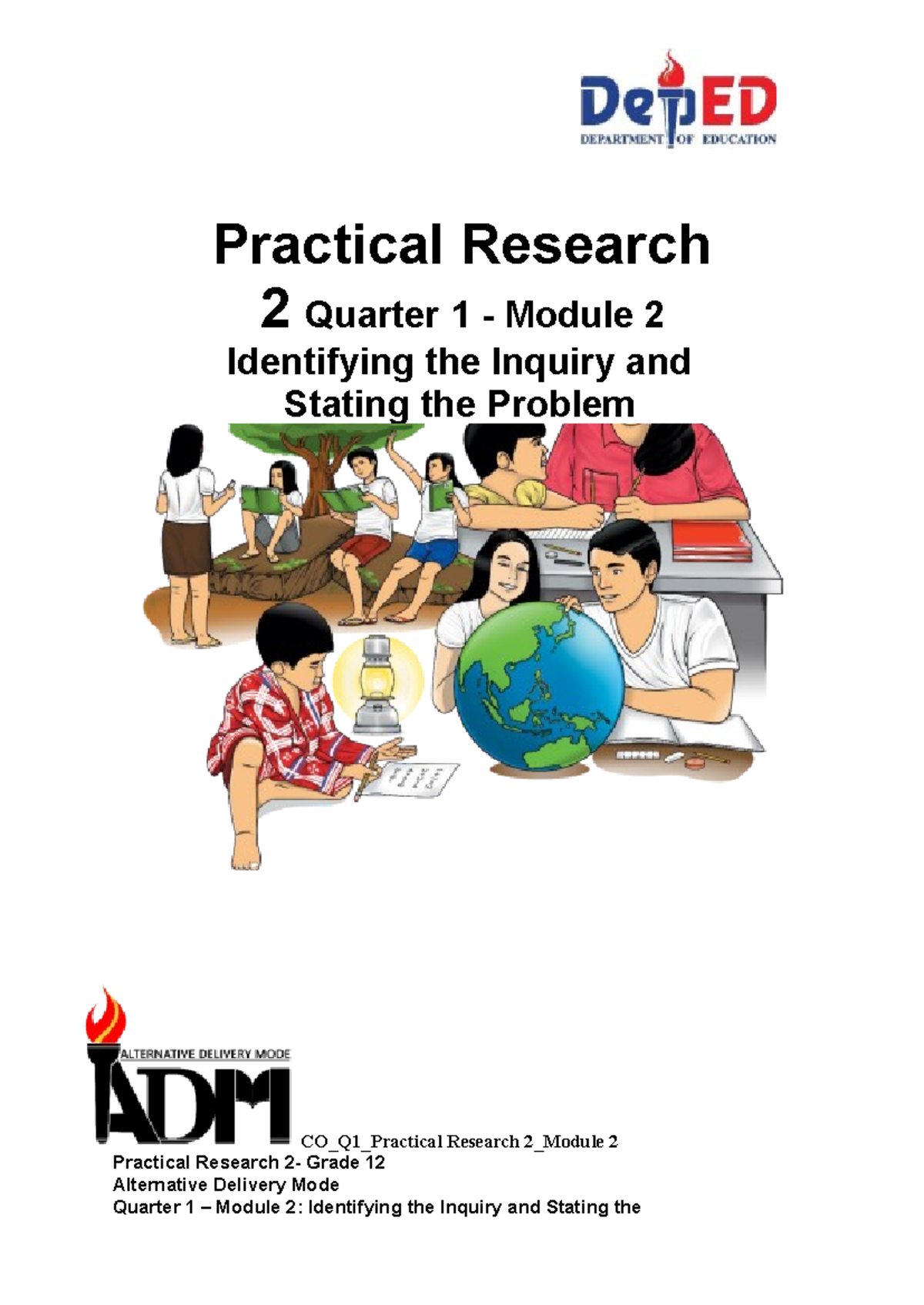 PR2-Q1-M2 - Identifying Inquiry and Stating Problems in Research 2 ...