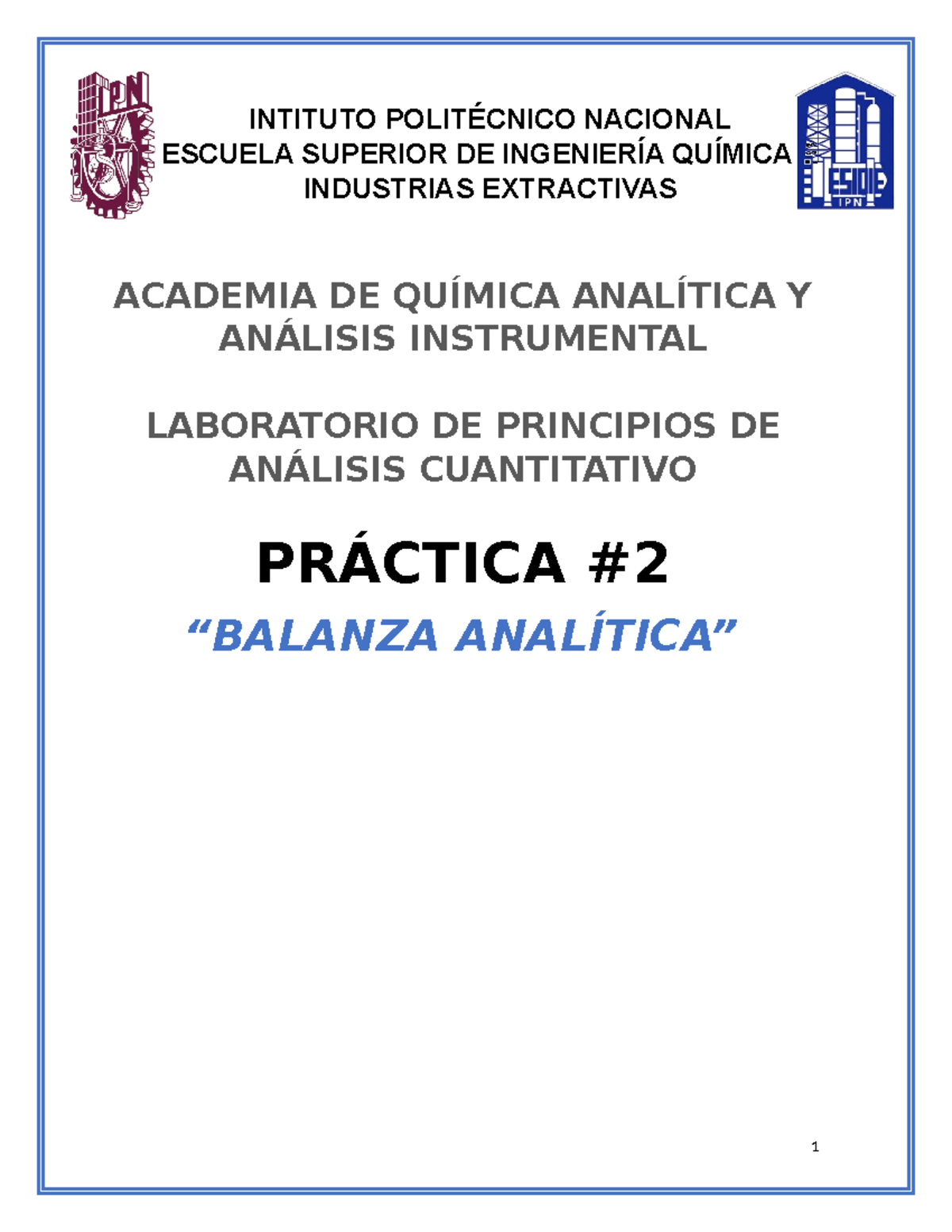 P2-PAC - PRACTICA #2 DE PAC - 1 INTITUTO POLITÉCNICO NACIONAL ESCUELA ...
