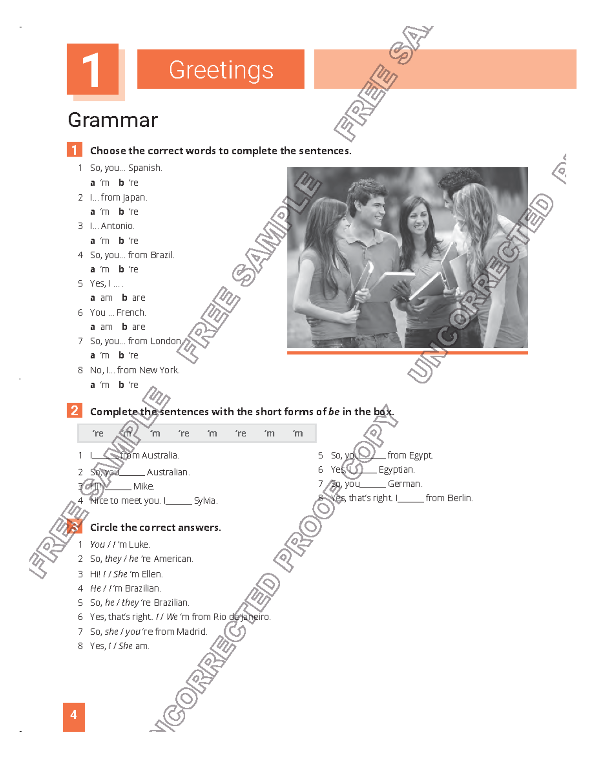 543432055 Breakthrough Plus Intro - Grammar 1 Choose the correct words ...
