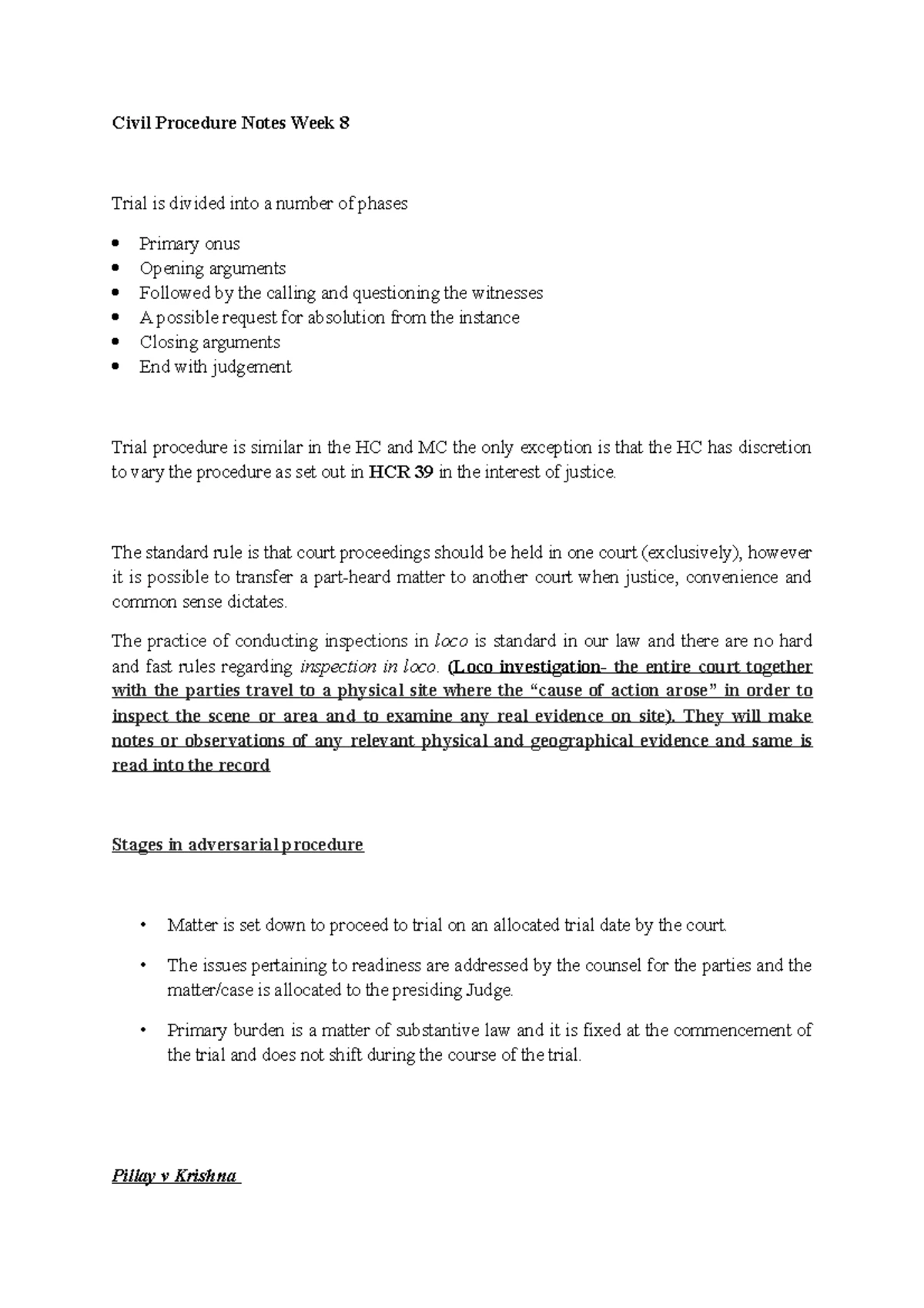 Notice OF BAR - IN THE HIGH COURT OF SOUTH AFRICA LIMPOPO DIVISION ...