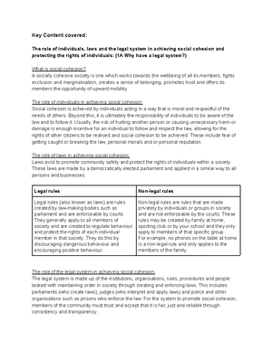 Unit 1 Practice Exam Questions - LEGAL STUDIES UNIT 1 Legal Studies ...