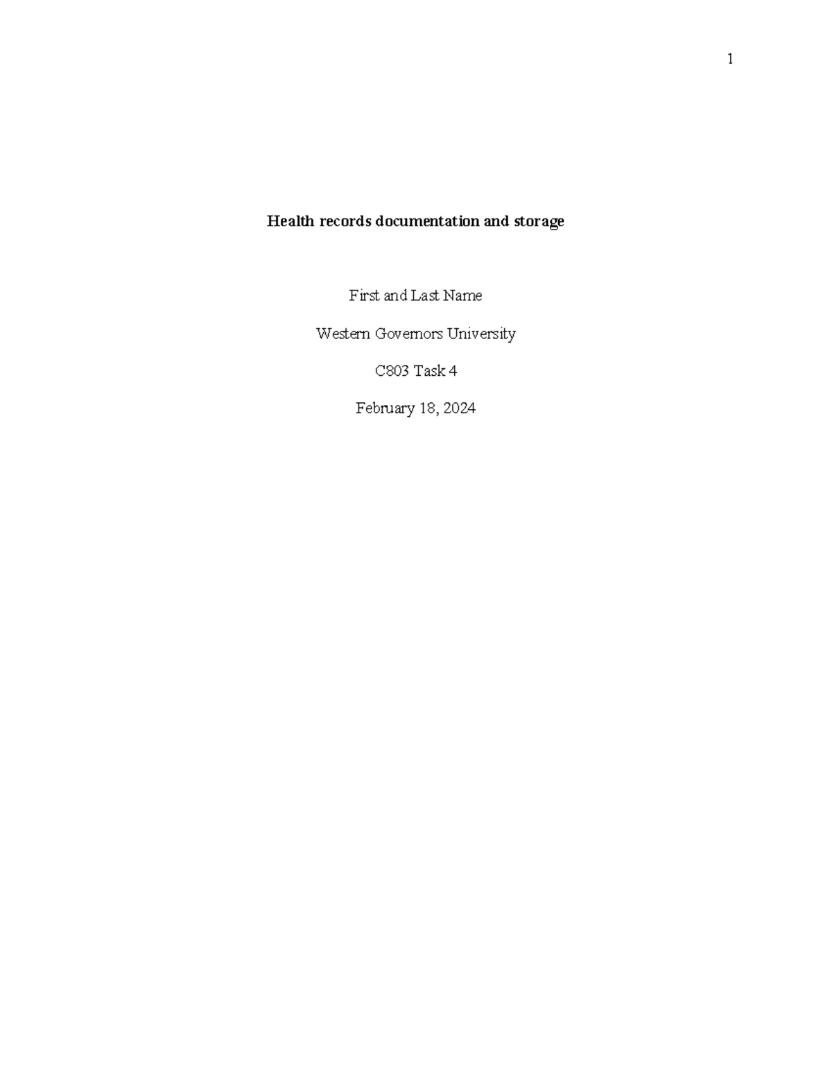 C803 Task 2 - PowerPoint on Standardized Terminologies in HIM - Studocu