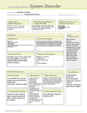 Cesarean birth ATI learning template - ACTIVE LEARNING TEMPLATE ...