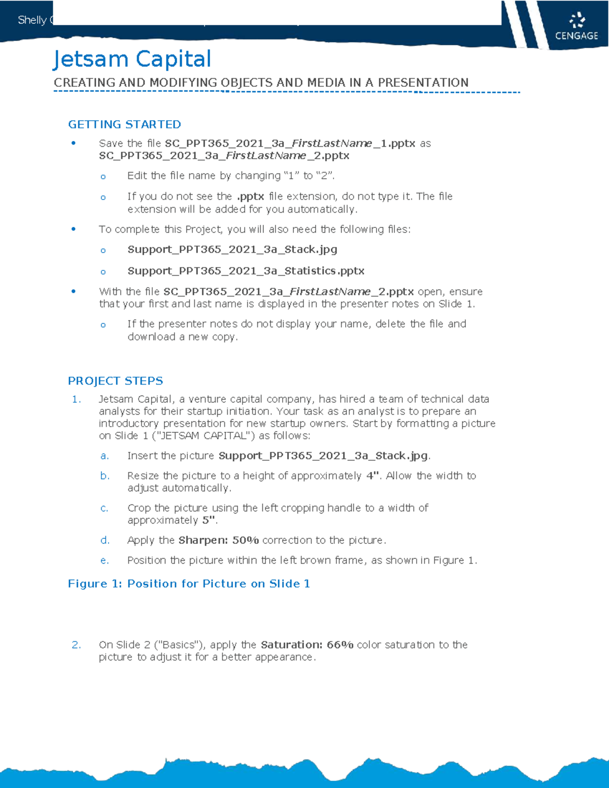 SC PPT365 2021 Module 3: SAM Project 1a Presentation Instructions - Studocu
