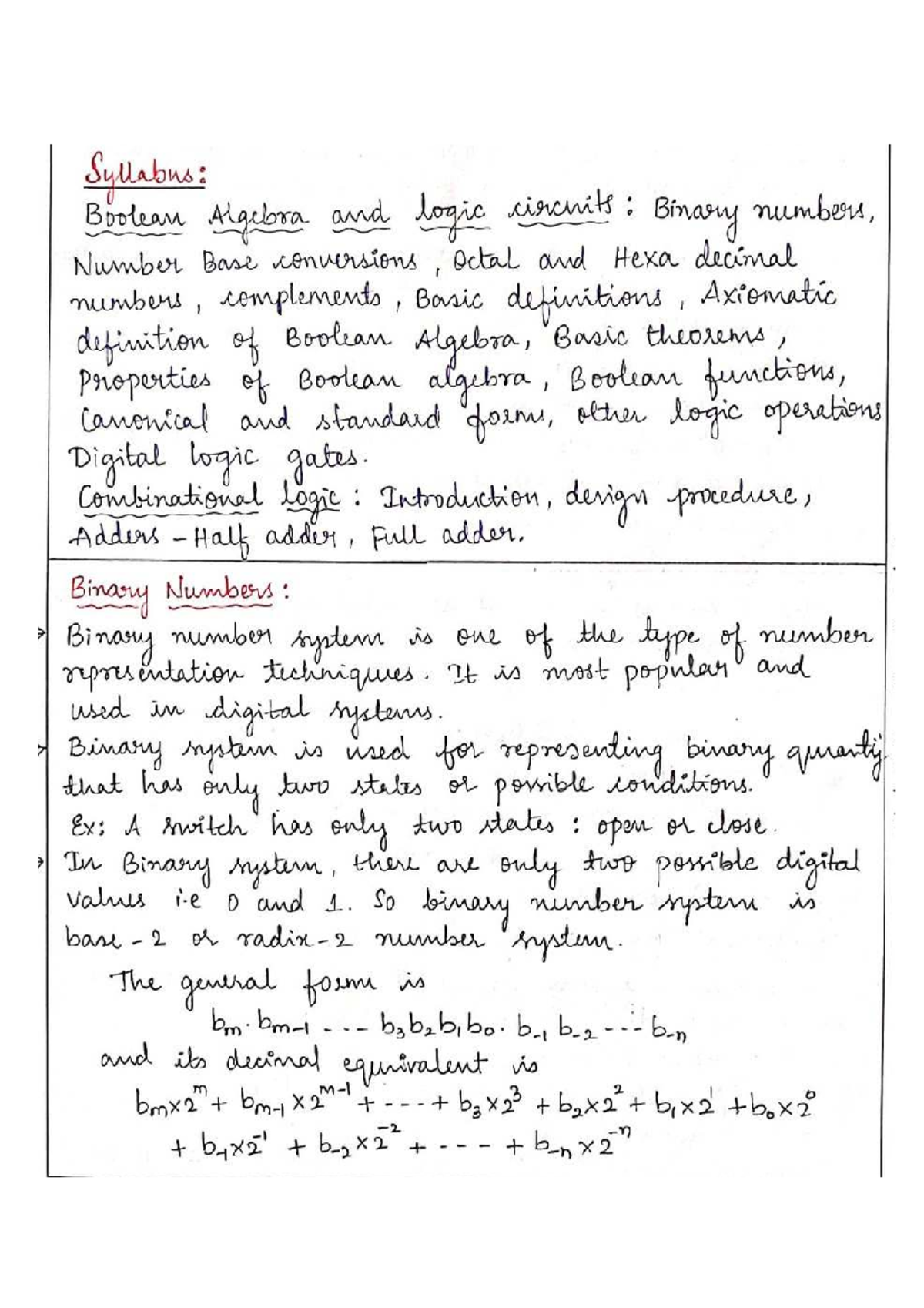 Module-4 Notes: Boolean Algebra, Logic Circuits, and Number Systems ...