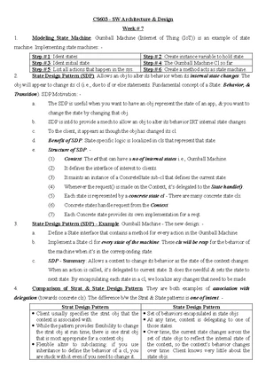 CS603 Software Architecture and Design Handouts - Comprehensive Overview - Studocu