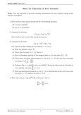 MAST10006 - Melbourne - Calculus 2 - Studocu