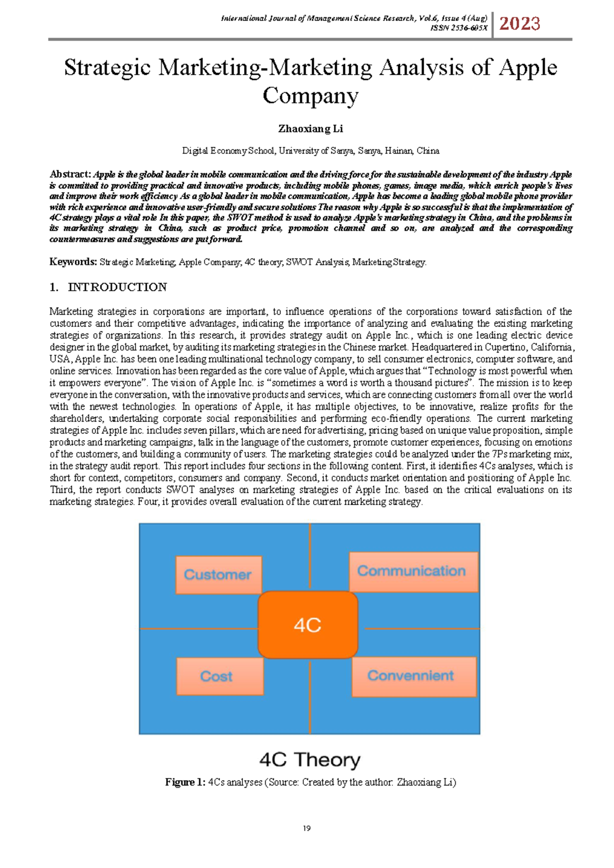 Strategic Analysis of Apple's Competitive Advantage: Internal ...