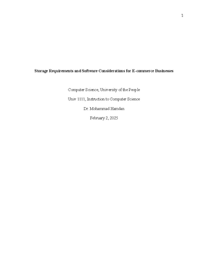 [Solved] In this assignment you will be able to provide practical ...