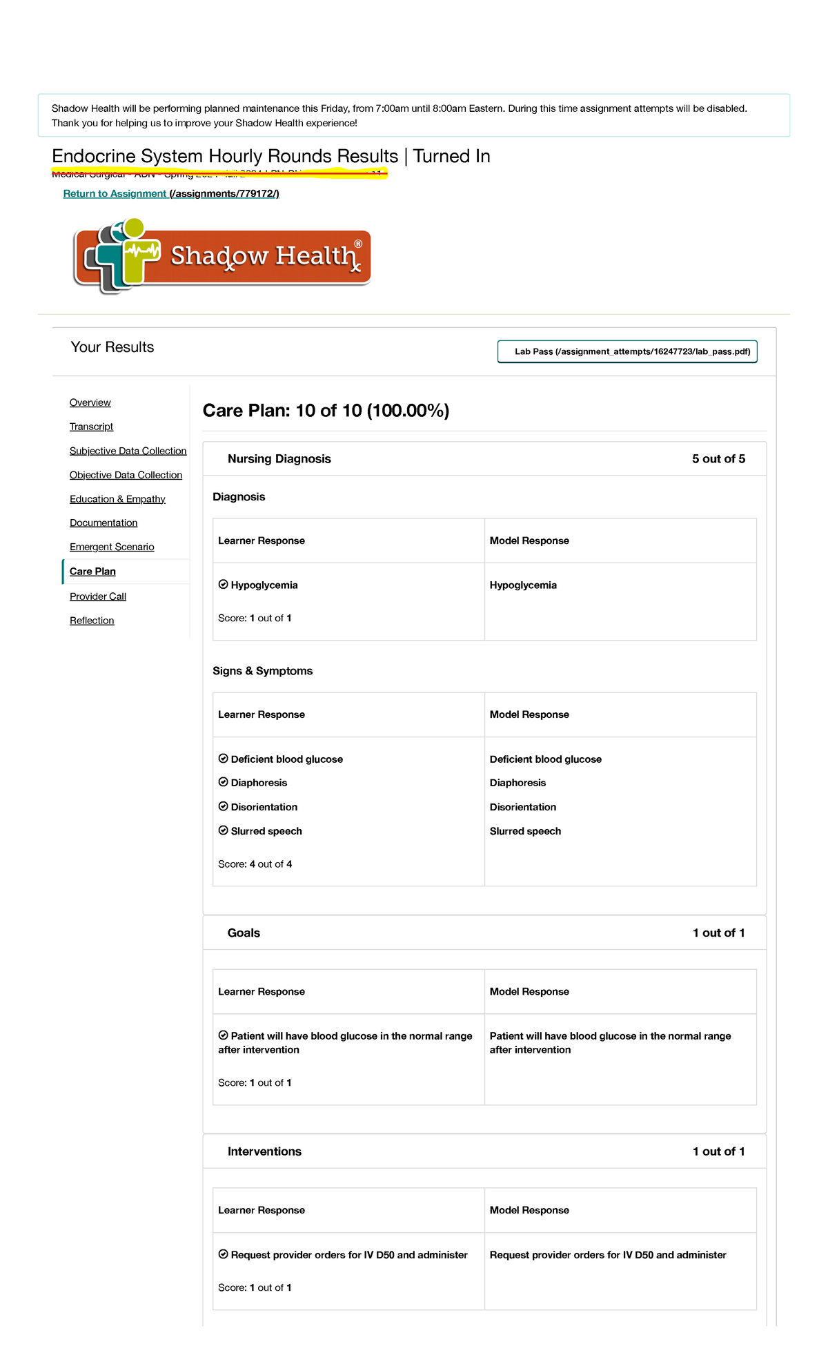 Endocrine System Nursing Diagnosis and Care Plan - LPN-RN 114-213 - Studocu