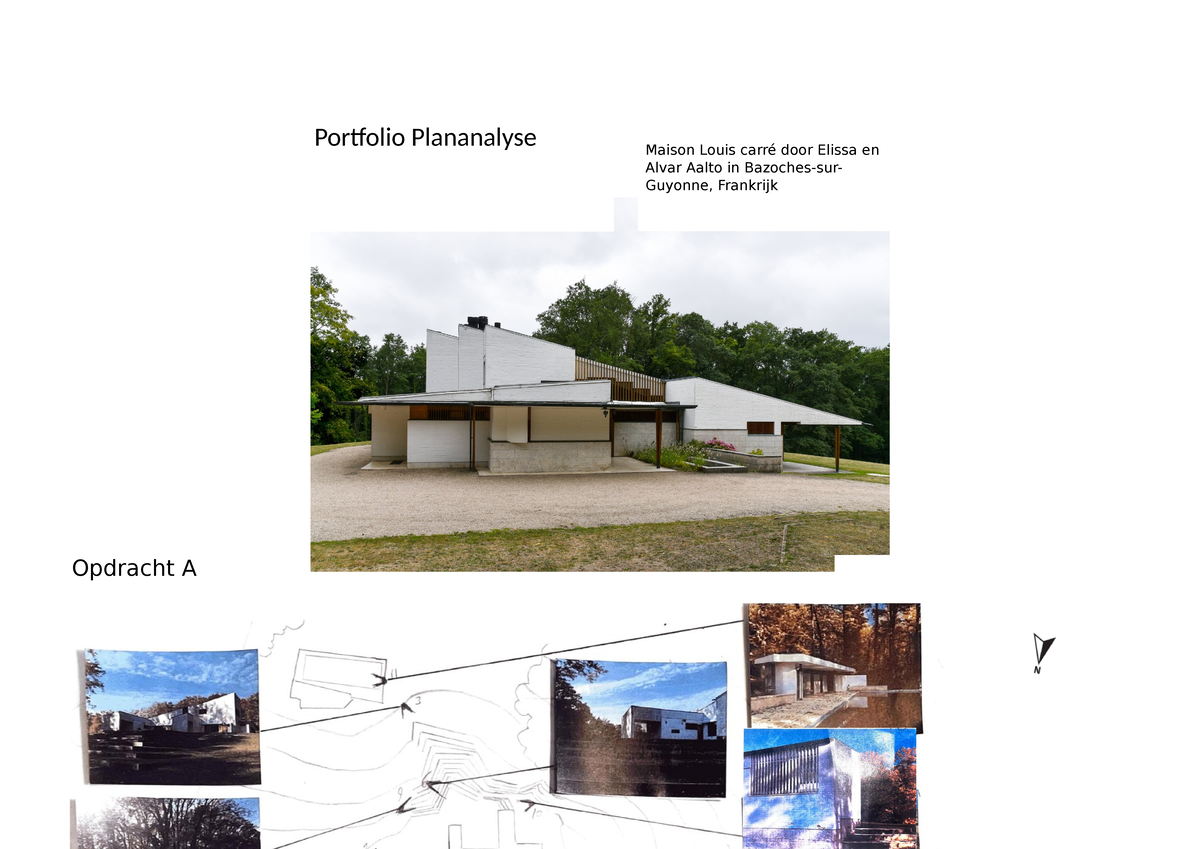 Portfolio Plananalyse GR1: Een Analyse van Maison Louis Carré - Studeersnel