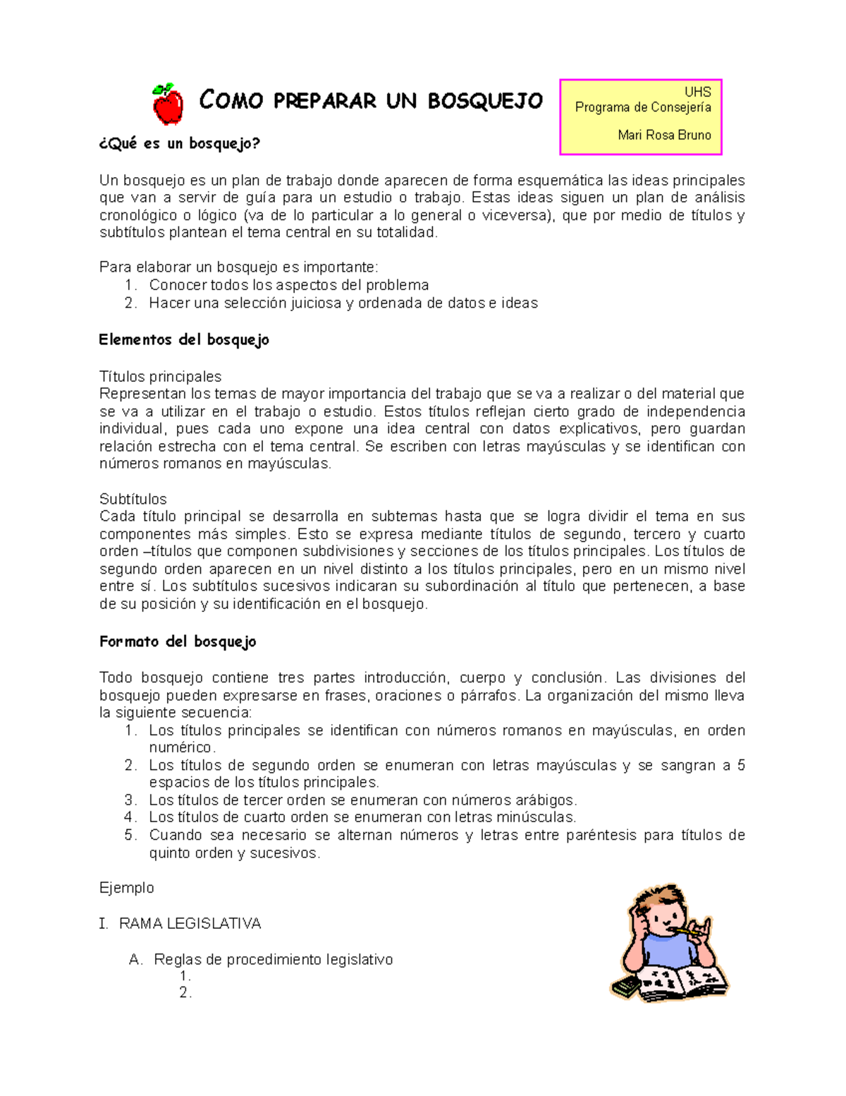 Guía para Elaborar un Bosquejo Efectivo 21 - Studocu