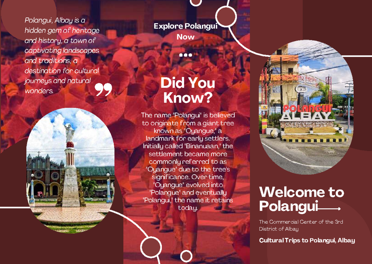 Polangui, Albay: A Cultural Journey Through Heritage & Nature - Studocu