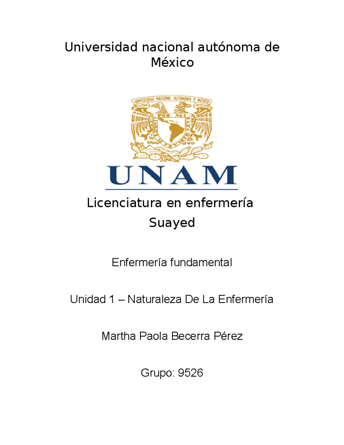 PLAN-PES - Diagnostico de enfermeria formato PES - UNIVERSIDAD NACIONAL ...