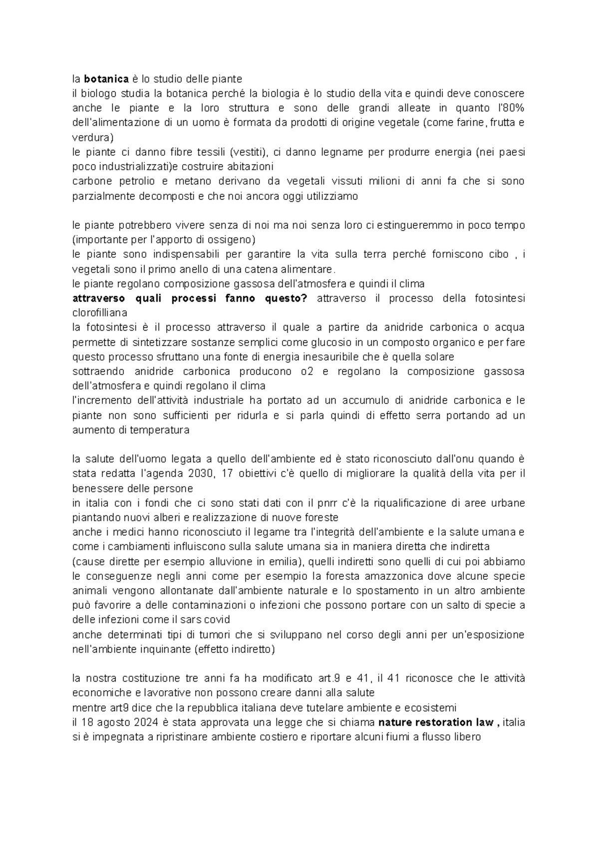 Botanica: Lezione Integrata sullo Studio delle Piante e la Loro ...