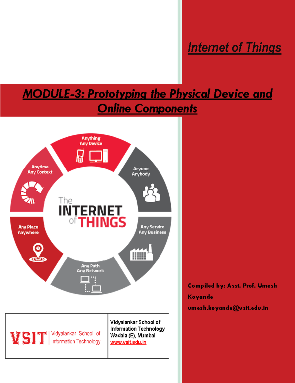 IOT Unit 3 - Detailed Study Guide on Prototyping Concepts - Studocu