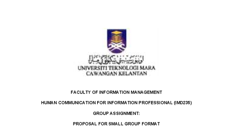ASS 2 IMD235 - Proposal for Managing Stress in Student Symposium - Studocu