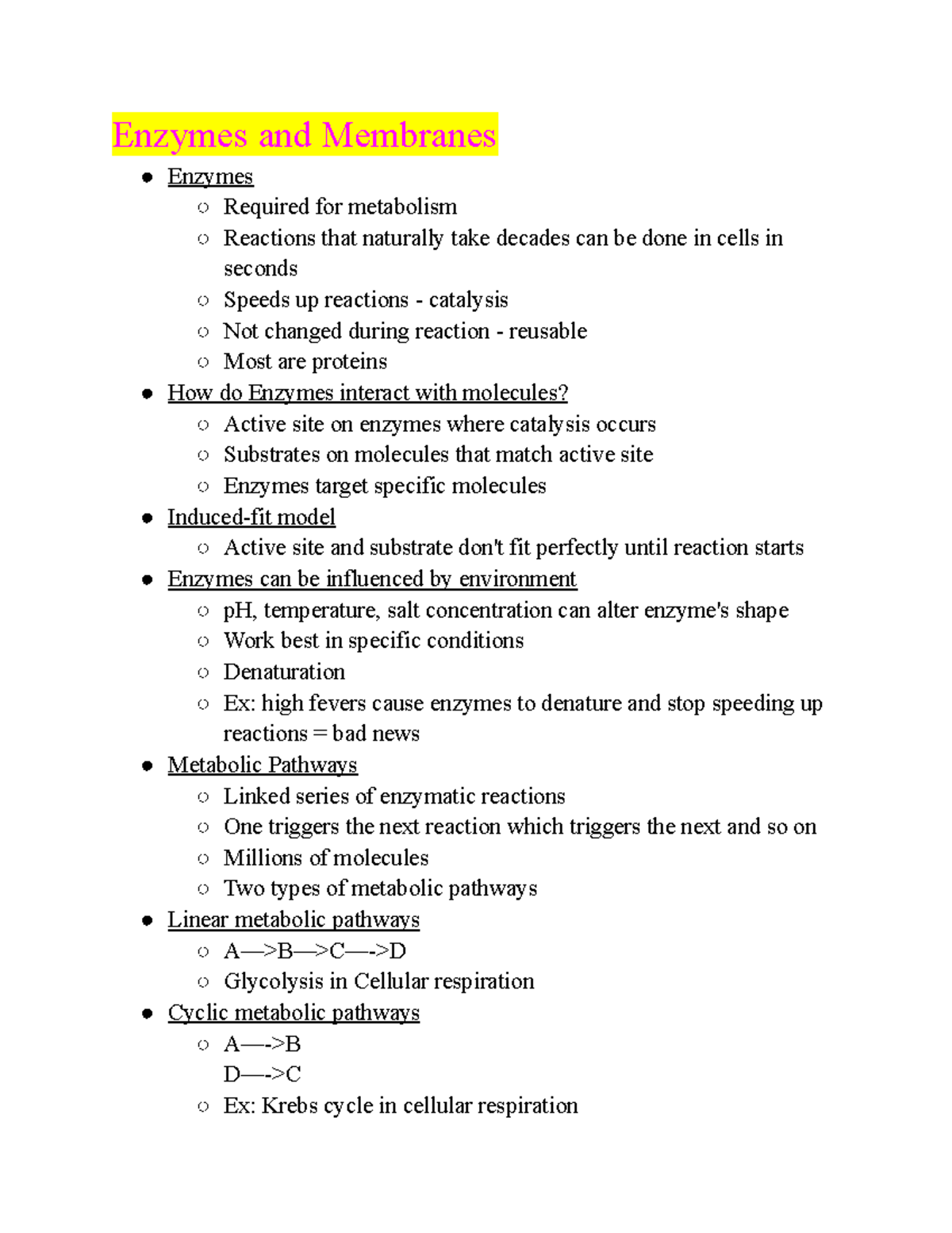 Intro to Biology Enzymes and membranes - Deprecated API usage: The SVG ...