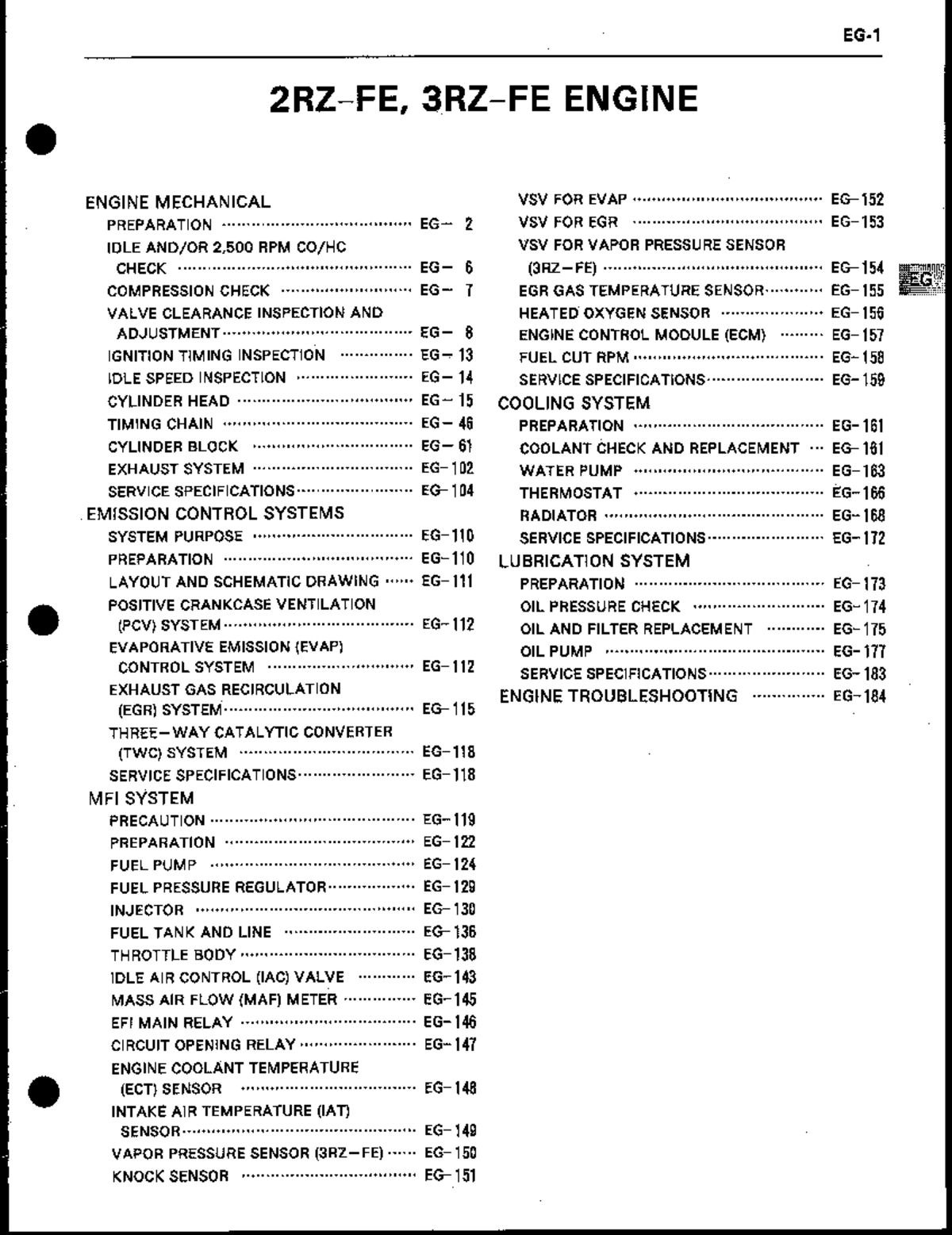 [TM] Comprehensive Toyota Hilux 2RZ/3RZ FE Engine Manual 1997-2004 ...
