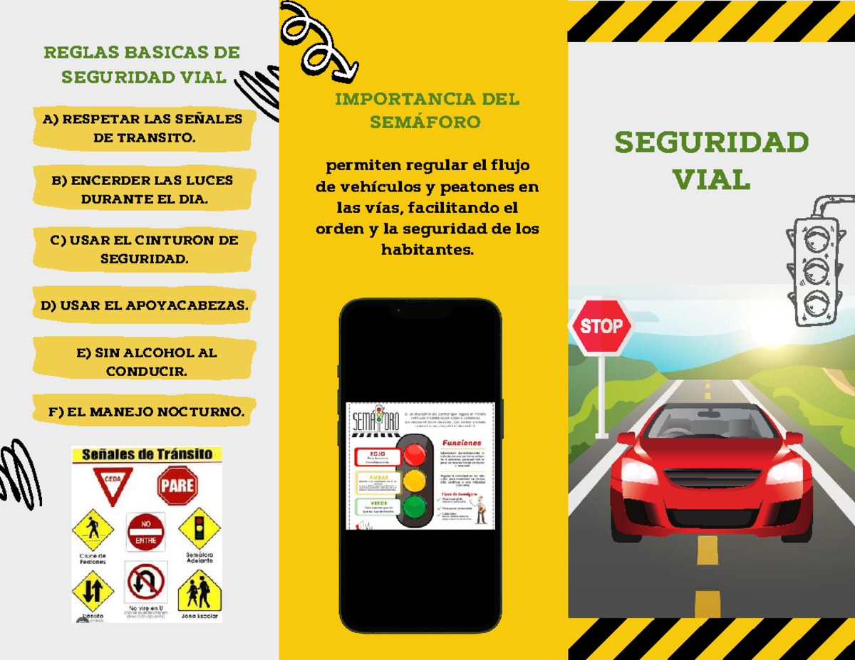 Reglas Básicas de Seguridad Vial: Información Esencial - Studocu