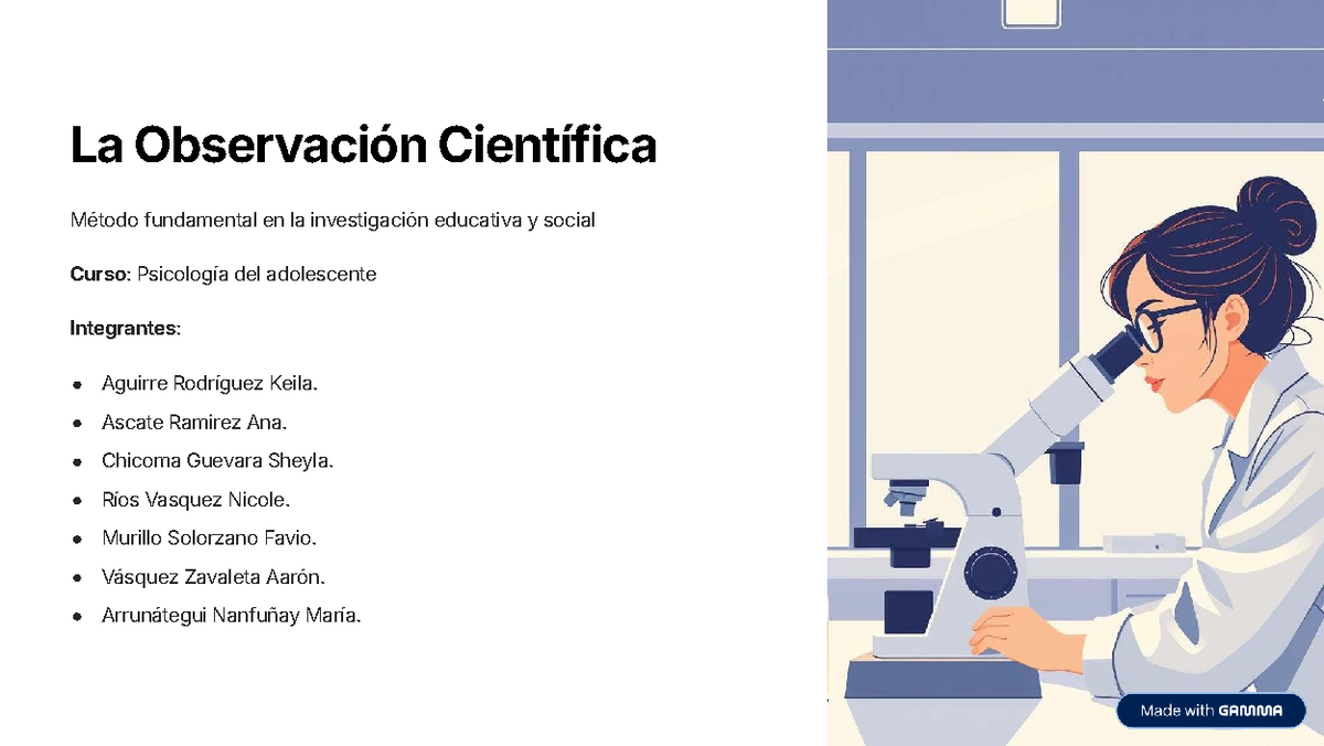 La Observación Científica en Investigación Educativa y Social - Psicología del - Studocu