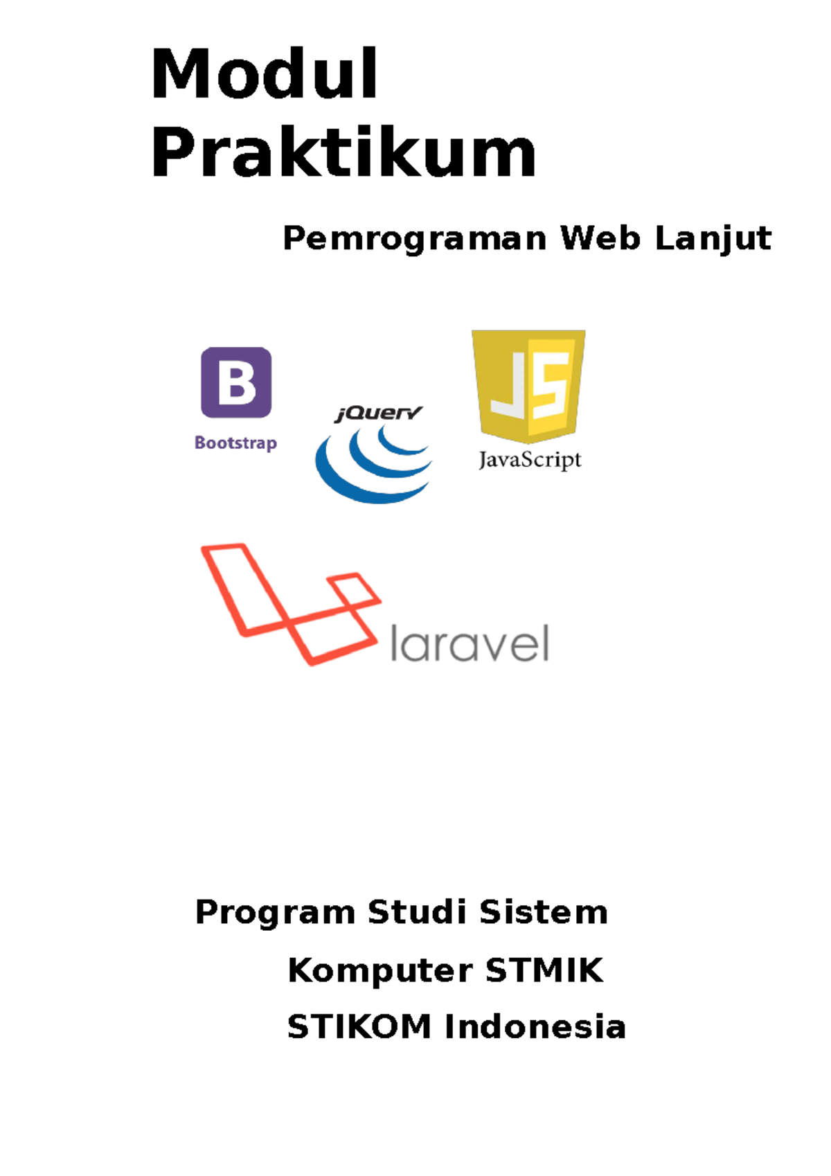 Modul Praktikum Pemrograman Web Lanjut (PROG432) - Laravel dan Database ...