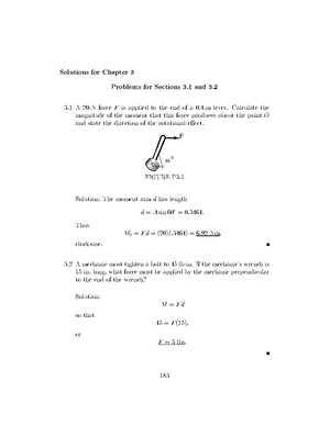 Statics and Equilibrium Problems - Statics and Equilibrium Problems ...
