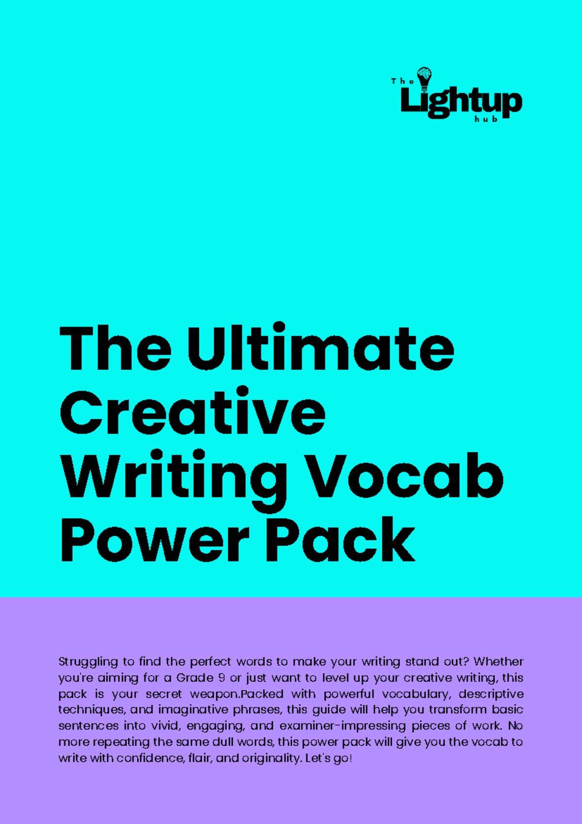Creative Writing Vocab Power Pack: Enhance Your Descriptive Skills ...