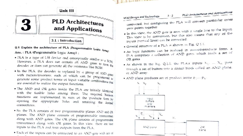 VLSI Design and Technology: PLD Architectures and Applications - Unic 1 ...