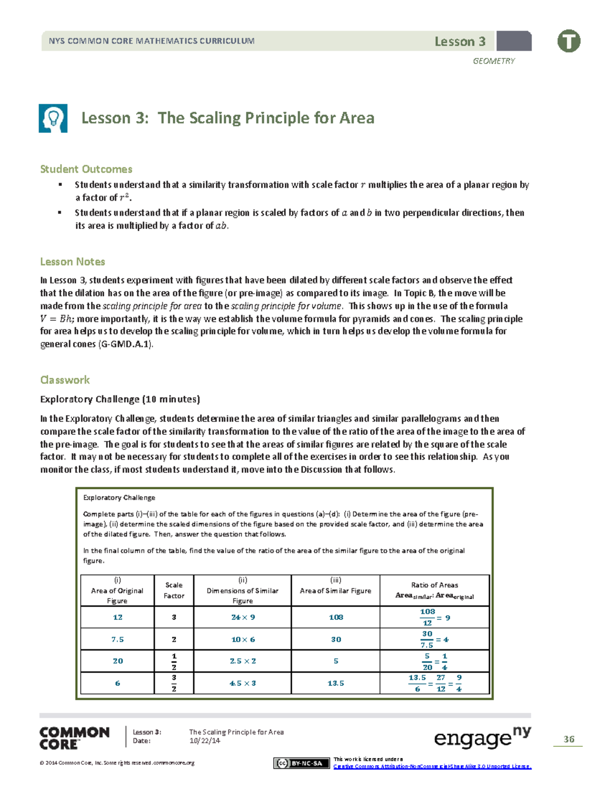Geometry m3 topic a lesson 3 teacher - GEOMETRY Lesson 3: The Scaling ...