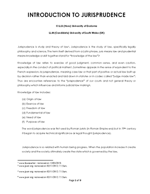 Multiple Choice Questions LLM - Jurisprudence Multiple Choice Questions ...