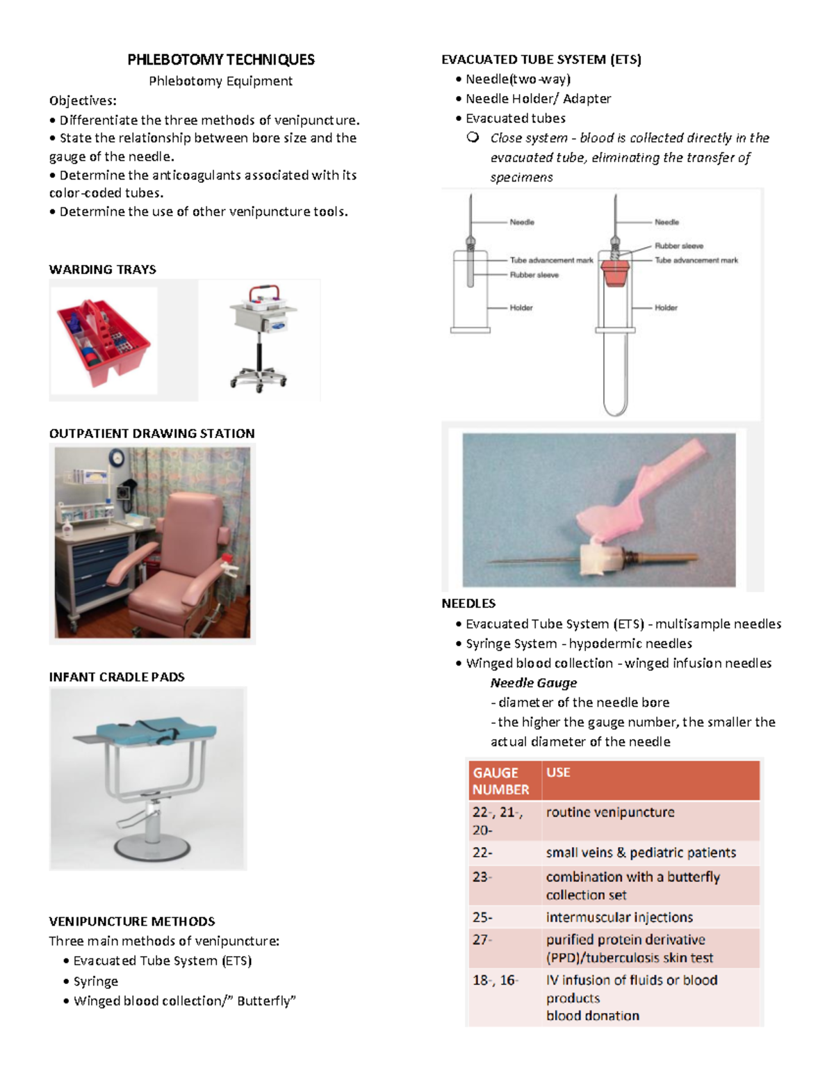 8 Phlebotomy Techniques - Equipments - PHLEBOTOMY TECHNIQUES Phlebotomy ...