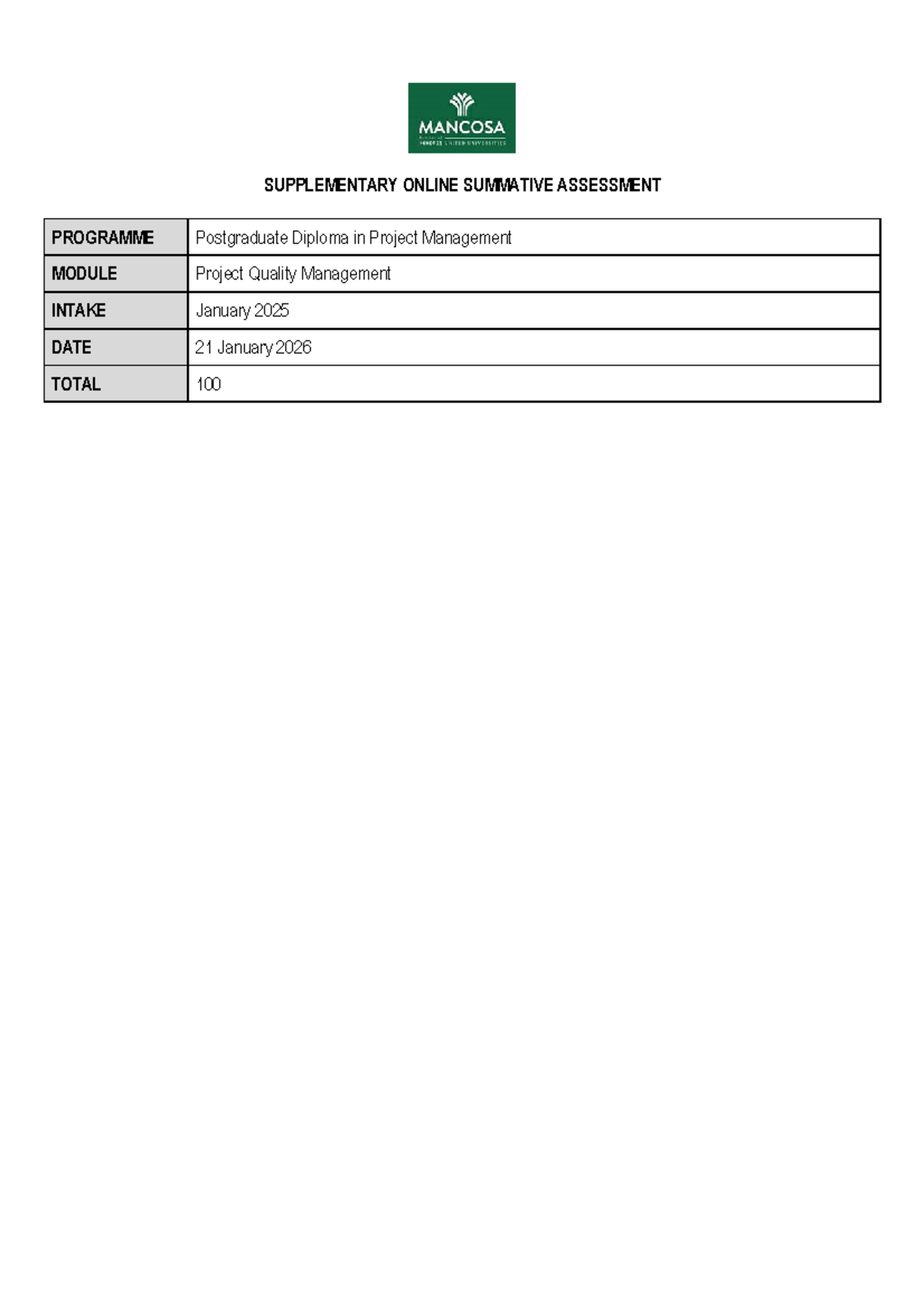 PQM8 Case Study: Quality Delivery Challenges in Construction - Studocu