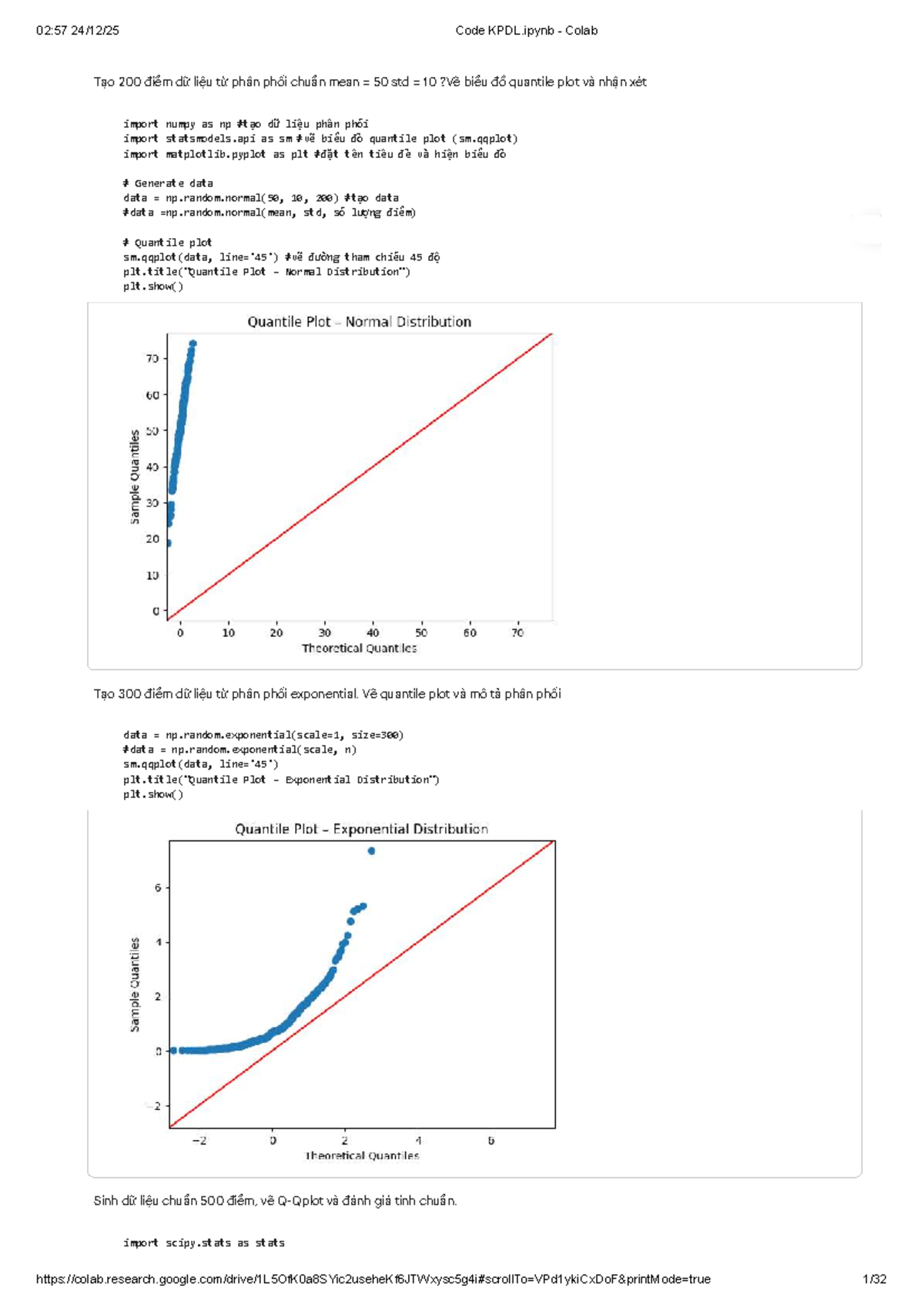 KPDL 2024: Data Generation & Visualization Techniques in Python - Studocu