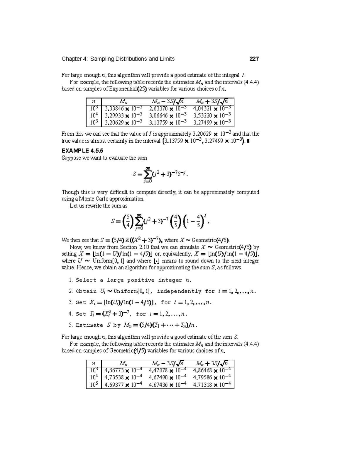 Chapter 4: Sampling Distributions & Monte Carlo Methods (Calc 121 ...