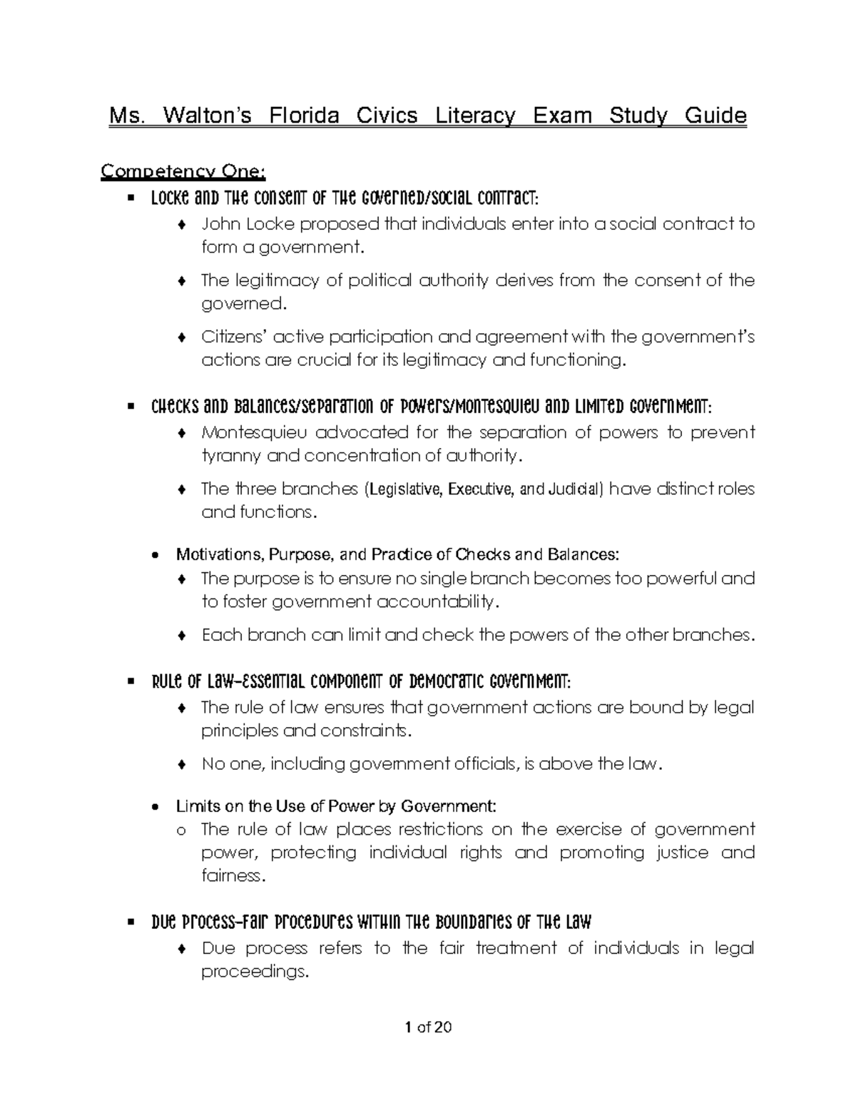 Constitutional Principles and Landmark Cases: A Study Guide - Ms ...