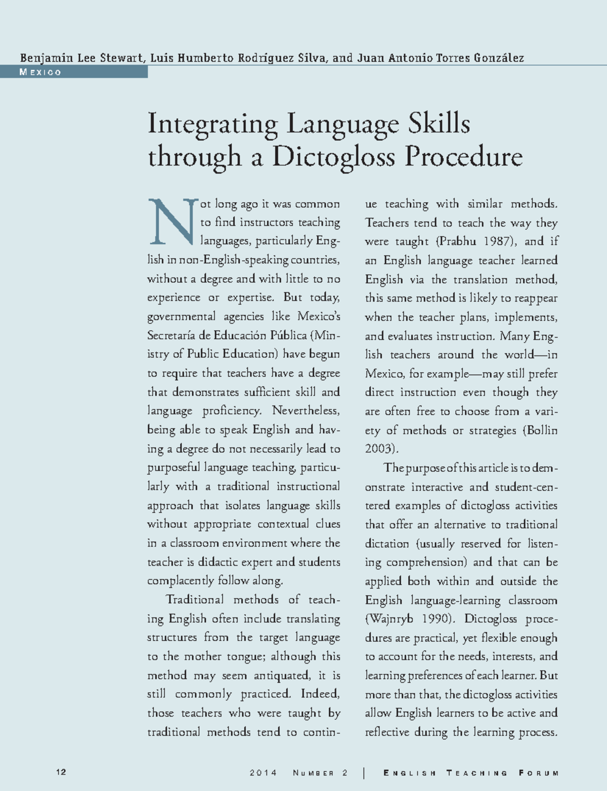 Etf 52 2 12-19 and 35 - nfnf - 12 2 0 1 4 N UMBER 2 | E n g l i s h T E ...