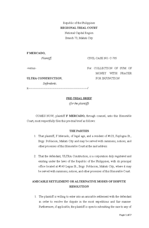 Affidavit NON Operation Template - REPUBLIC OF THE PHILIPPINES) CITY OF ...