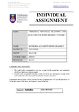 FIN533: Individual Assignment on Personal Financial Planning for BA242 ...