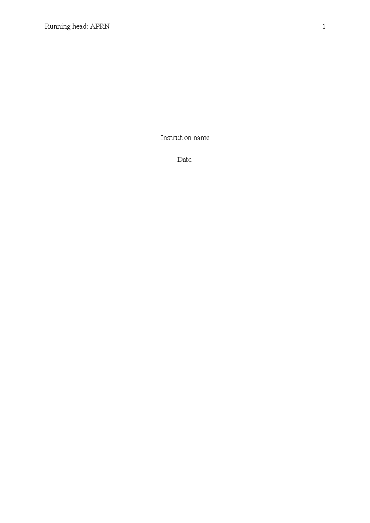 APRN - Advanced Nursing Lecture Notes on Roles and Challenges - Studocu