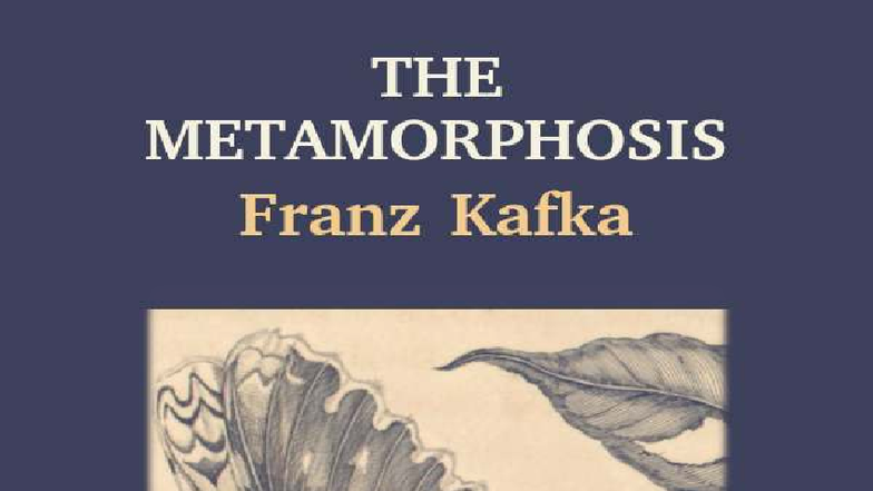 Metamorphosis - Franz Kafka: A Study Guide and Analysis - Studocu