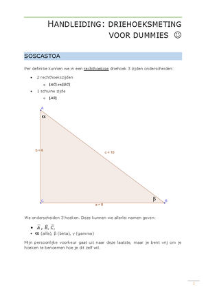 [Solved] formule van de omtrek van een ruit - Wiskunde - Studocu