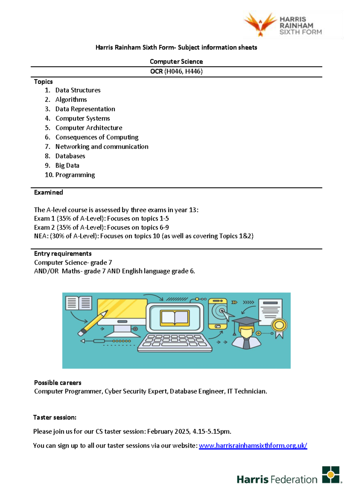 Computer Science OCR (H046, H446) Subject Info & Exam Overview - Studocu
