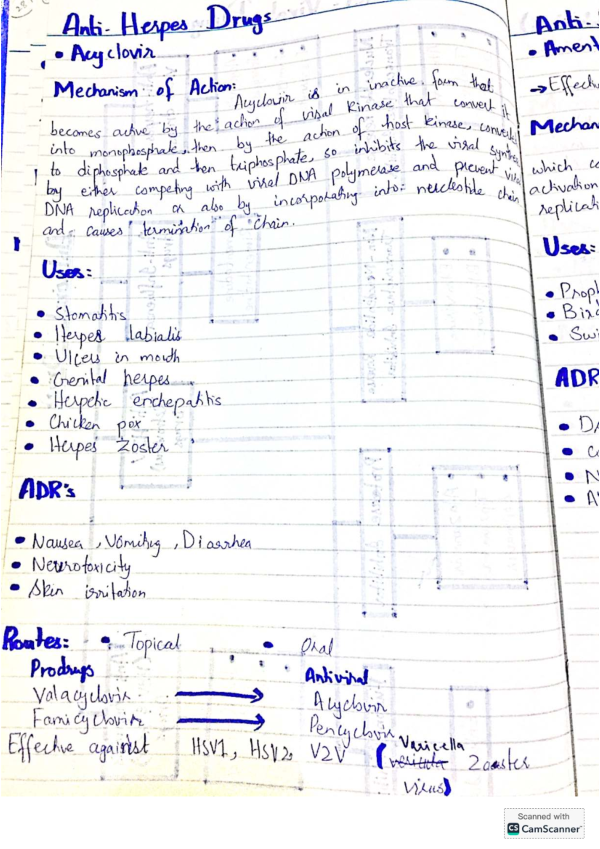 Antiviral Drugs: Study Notes for Exam Preparation - Studocu
