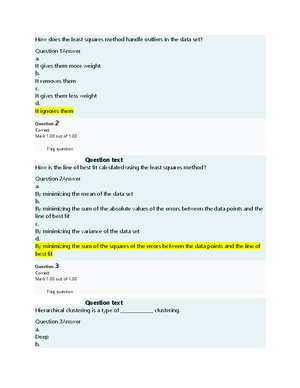 IT6202 Database Management System 1 PQ2 LAB - Question 1 Correct Mark 1 out of 1. Flag question ...